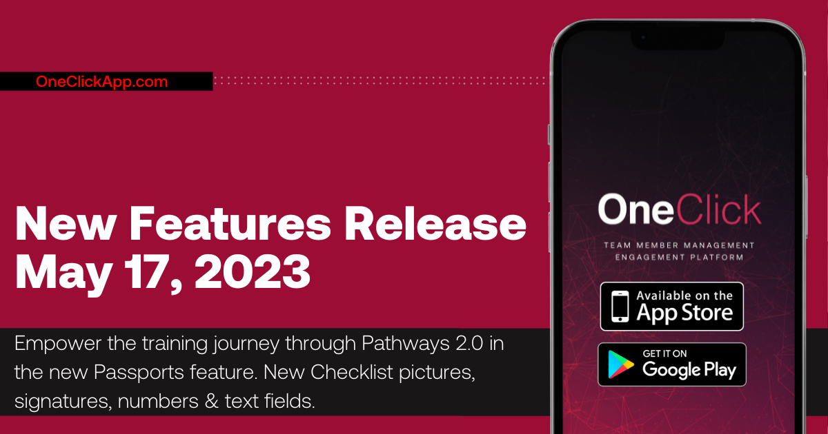 New Features: Passports-Track Pathways 2.0 Progress & Checklist Images, Signatures, etc.
